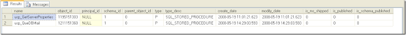SQL 'N: Listing User-Defined Stored Procedures in SQL Server 2005